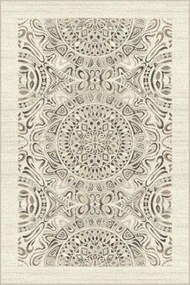 Kusový koberec vlněný Agnella Tempo Natural Tula světle šedý béžový Rozměr: 100x180 cm