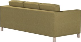 Potah na pohovku IKEA  Karlanda 3-místná nerozkládací, krátký barva zelená látka pletený vzor