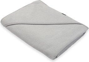 Dětská froté osuška s kapucí New Baby BASIC 100x100 šedá