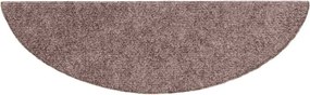 Schodové rohože samolepicí 20 ks 56x17x3 cm světle hnědé, půlkulaté 3365667