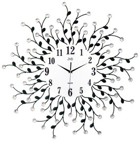 Luxusní kovové obrovské nástěnné designové hodiny HJ78 - 42cm