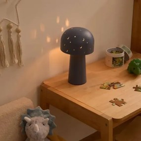 Atmosphera - Dětská stolní lampa STARRY MUSHROOM 1xE14/25W/230V modrá