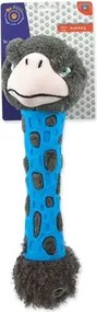 BEFUN Hračka pro psy pštros / Plyš, TPR guma / 38 cm / Šedá / Pro štěň