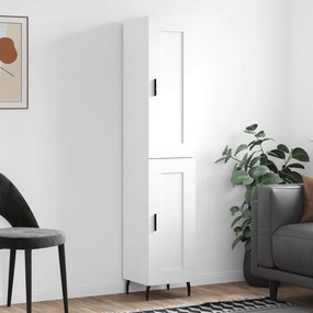 Skříň highboard bílá 34,5 x 34 x 180 cm kompozitní dřevo