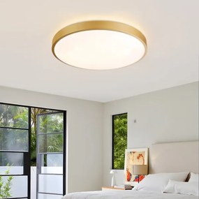Brilagi - LED Stmívat. svítidlo GLASS POOL DOUBLE LED/60W/230V 50 cm zlatá + DO