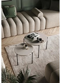 Kulatý kávový stolek Sonatia 45 cm - kašmírová