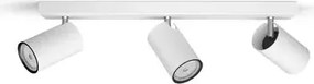 Philips Kosipo bílá / Stropní bodové svítidlo / 3x GU10 5,5W / IP20 /