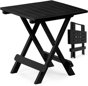 I.P.A.E-Progarden Zahradní stolek z umělé hmoty, černý 45x43x50cm