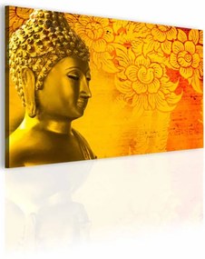 Malvis ® Obraz Buddha ve zlaté Velikost (šířka x výška): 150x100 cm