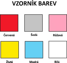 Dětská dřevěná židlička z masivu - barevná
