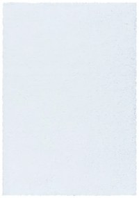 Kusový koberec Sydney shaggy 3000 white 100 x 200 cm