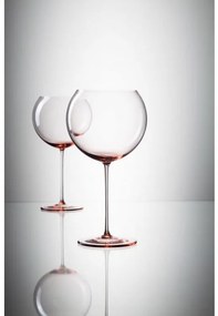 Sklenice na víno - design Lukáš Houdek, růžová, 500 ml