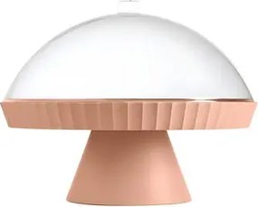 BlimPlus Alzata Agora pink sand / Dortový podnos s poklopem / O 30 cm