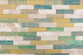 VINTAGE BUNT (200 x 50 mm) - dřevěný vintage obklad, lamela 3D