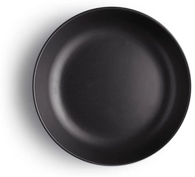 Černý kameninový hluboký talíř Eva Solo Nordic, ø 20 cm