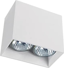 NOWODVORSKI Přisazené stropní osvětlení GAP, 2xGU10, 35W, hranaté, bílé 9385
