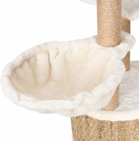 Škrabadlo pro kočky se sisalovým sloupkem 126 cm mořská tráva 170980