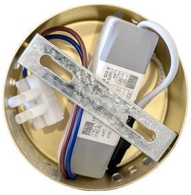 LED Lustr na lanku LAGOS LED/8W/230V zlatá
