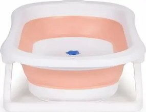 ECOTOYS Skládací vanička, růžová