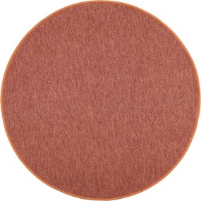 Vopi, AKCE: 100x100 (průměr) kruh cm Kusový koberec Astra terra kruh, oranžová, chodba / předsíň
