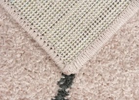 Koberce Breno Kusový koberec LOTTO 290/HR5S, Růžová, 133 x 190 cm