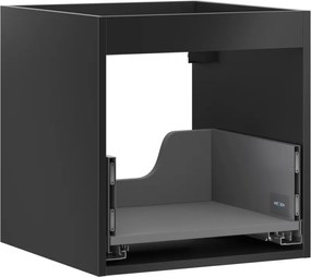 Mexen Box-A, závěsná skříňka 45 cm, 1 zásuvka, černá matná, 91AX0-0450-470-1-71