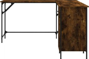 vidaXL Psací stůl 141 x 141 x 75 cm kompozitní dřevo [837599] Barva: Černá
