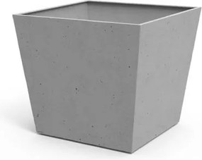 KETER Květináč Beton Square Planter Light grey