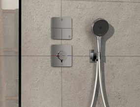 Hansgrohe ShowerSelect Comfort Q, termostat pod omítku pro 1 spotřebič a další výtok, chromová, HAN-15589000