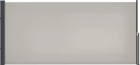 Útulný boční markýza Outsunny s možností tažení pro balkon, terasu a zahradu, šedá, 300 x 140 cm | Aosom