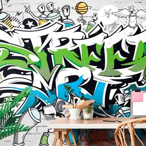 Tapeta veselý Street Art nápis se spreji - 300x200