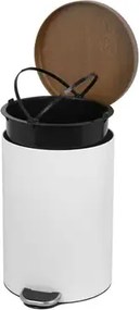 ALDA Sherwood Freedom Fresh bílá / Pedálový koš / 30 l / lakovaná ocel