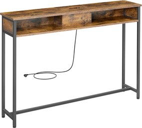 XXXLutz KONZOLOVÝ STOLEK, černá, tmavě hnědá, kompozitní dřevo, kov, 120/81/25 cm MID.YOU - Online Only konferenční stolky - 002543032101
