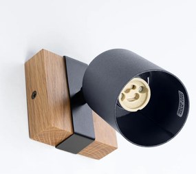 Sollux Lighting Nástěnné svítidlo FAGER 1 černé