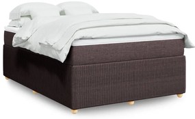 Box spring postel s matrací černá 120x200 cm textil