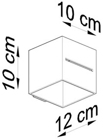 Sollux SL.0204 - Nástěnné svítidlo LOBO 1xG9/40W/230V černá