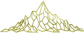 Polygonální nástěnná dekorace skalnatý kopec | SENTOP PR0433 plywood