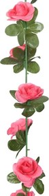 vidaXL Umělé květinové girlandy 6 ks světle 240 cm [359068] Barva: Růžová