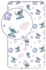 Jerry Fabrics Prostěradlo Lilo and Stitch 90x200x25 cm