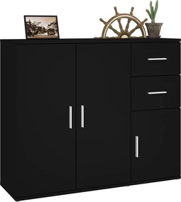 vidaXL Příborník 91 x 29,5 x 75 cm kompozitní dřevo [823275] Barva: dub sonoma