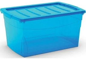 Plastový úložný box KETER Omni box M modrý 30 l