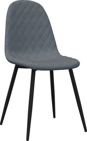 vidaXL Jídelní židle 4 ks samet [325658] Barva: krémová