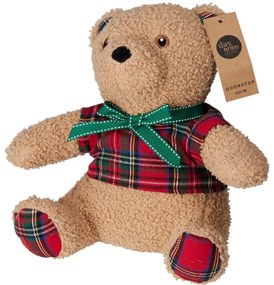 Dveřní zarážka Teddy červená, 24 x 16 cm