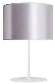 Duolla - Stolní lampa CANNES 1xE14/15W/230V pr. 20 cm stříbrná/měděná/bílá