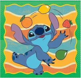 Clementoni 25062 Puzzle Stitch: Přátelský mimozemšťan 3x48 dílků / od