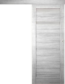 posuvné interiérové dveře na stěnu vasco doors EVORA model 2 Průchozí rozměr: 70 x 197 cm, Orientace dveří: Levé dveře, Dekor: Dub Aljaška