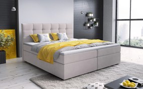 MSL Kontinentální čalouněná postel GLAM (160 x 200 cm) Barva látky: COSMIC 800