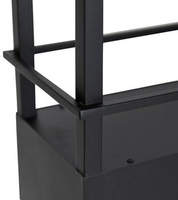 Chytré závěsné svítidlo černé s policemi vč. 4 WiFi GU10 - Cage Rack