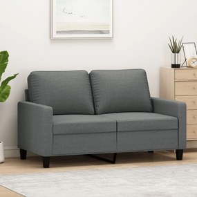 2Místná Pohovka Textil - Světle žlutá / 60 cm