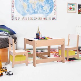 Dětský stůl se 2 židlemi MDF - Default Title